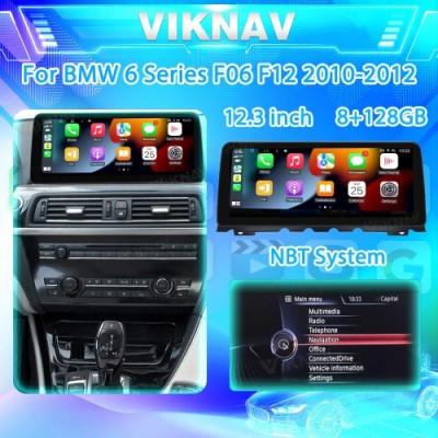 China Viknav 12.3 inch Android Car Radio for BMW 6 Series F06 F12 2010-2012 | 8GB RAM 128GB ROM Wireless CarPlay for sale