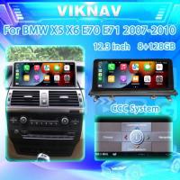 China Viknav 12.3 Inch Android 13 Car Radio for BMW X5 X6 E70 E71 2007-2010 - 8GB RAM 128GB ROM with Wireless CarPlay & Android Auto for sale