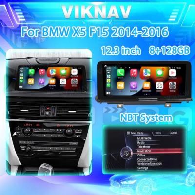 China Viknav 12.3-inch Android 13 Car Radio for BMW X5 F15 2014-2016 | 8GB RAM 128GB ROM NBT System Head Unit for sale