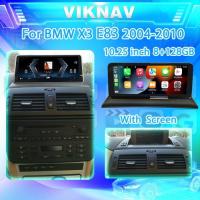 China 10.25 Inch Android 13 Car Stereo for BMW X3 E83 2004-2010 | 8GB RAM 128GB ROM Wireless GPS Navigation for sale