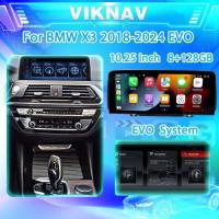 China BMW X3 2018-2024 Car Stereo System - 10.25 Inch Android 13 Touch Screen with 8GB RAM 128GB ROM for sale