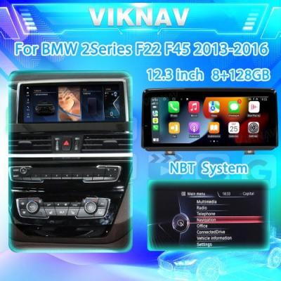 China 12.3 Inch Car Radio for BMW 2 Series F22 F45 2013-2016 Android 8GB RAM 128GB ROM GPS Navigation for sale
