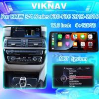 China 12.3 Inch Android Car Radio for BMW 3/4 Series F30 F36 2013-2016 8GB RAM 128GB ROM GPS Navigation for sale