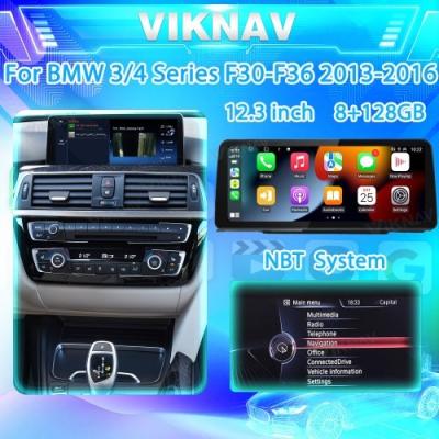 China 12.3 Inch Android Car Radio for BMW 3/4 Series F30 F36 2013-2016 8GB RAM 128GB ROM GPS Navigation for sale