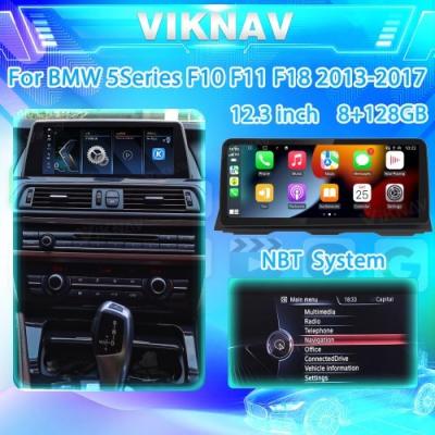 China 12.3 Inch Android Head Unit for BMW 5 Series F10 F11 2013-2017 NBT 8GB RAM 128GB ROM for sale
