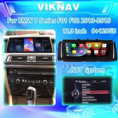China 12.3 Inch Android Car Radio for BMW 7 Series F01 F02 2013-2015 NBT 8GB RAM 128GB ROM for sale