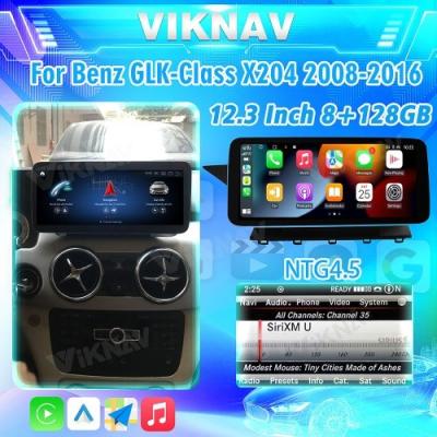 China Viknav 12.3 Inch Android 13 Car Multimedia System for Mercedes-Benz GLK X204 2008-2016 with 8GB RAM 128GB ROM for sale