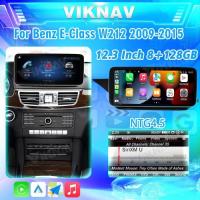 China Viknav 12.3-inch Android Car Radio for Mercedes E-Class W212 2009-2015 | 8GB RAM 128GB ROM Snapdragon 665 for sale