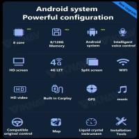 China Viknav 12.3 Inch Android Car Multimedia Player for Mercedes-Benz C-Class W204 2008-2010 | 8GB RAM 128GB ROM for sale
