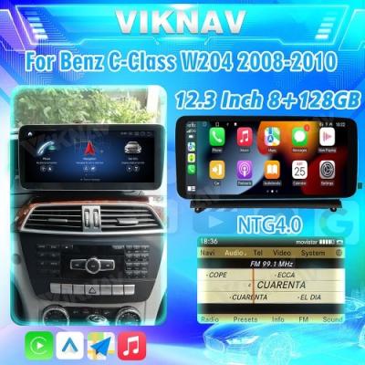 China Viknav 12.3 Inch Android Car Multimedia Player for Mercedes-Benz C-Class W204 2008-2010 | 8GB RAM 128GB ROM for sale