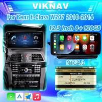 China Viknav 12.3 Inch Android Car Radio for Mercedes Benz E W207 2010-2016 with 8GB RAM 128GB ROM for sale