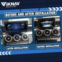 China Viknav 12.3 Inch Android 13 Car Radio for Mercedes Benz C W205 GLC X253 2015-2019 8GB 128GB GPS for sale