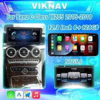 China Viknav 12.3 Inch Android 13 Car Radio for Mercedes Benz C W205 GLC X253 2015-2019 8GB 128GB GPS for sale