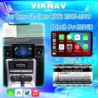 China Viknav 8 Inch Android Car Radio for Mercedes Benz SL SLK SLC R172 2013-2019 8GB RAM 128GB ROM GPS for sale