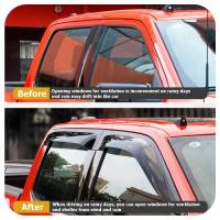 China Viknav Ford F150 2015-2023 Truck Window Deflector Rain Guards Compatible with Raptor for sale