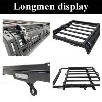 China Viknav for Ford F150 Roof Luggage Rack Top Loading Rack Push-Pull Expandable Half Height Gantry Ford for sale
