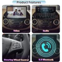 China Viknav 13 Inch Android Car Radio for Benz Vito 2015-2021 8GB RAM 128GB ROM for sale