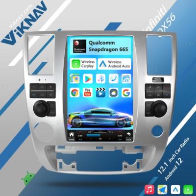 China Viknav 12.1-inch Android Car Radio for Infiniti QX56 2007-2010 | 6GB RAM 128GB ROM | Wireless CarPlay & Android Auto for sale