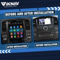 China Viknav 12.1 Inch Android Car Radio for Nissan Pathfinder R51 2006-2011 with 8GB RAM 128GB ROM Wireless CarPlay GPS for sale