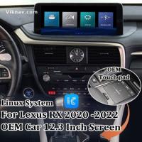 China Viknav 12.3 Inch Linux System for Lexus RX 2020-2022 Wireless Apple CarPlay Android Auto for sale