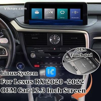 China Viknav 12.3 Inch Linux System for Lexus RX 2020-2022 Wireless Apple CarPlay Android Auto for sale