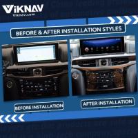 China Viknav GPS Navi Decoding Box For Lexus LX 2016-2020 Original Car 12.3 Inch Screen Car GPS Multimedia Android System for sale