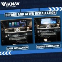 China Viknav Fit For Original Car 12.3Inch Screen Linux System For Lexus LS 2013 2014 2015 Wireless Apple CarPlay Android Auto for sale