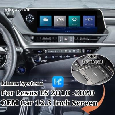 China Viknav 12.3 Inch Linux System with Wireless CarPlay for Lexus ES 2018-2020 Models - Sunplus SPHE8368-2U Processor for sale