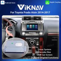 China Viknav Linux System OEM Car Decoder Box for Toyota 4Runner Aisin 2014-2017 with Wireless CarPlay and Android Auto for sale