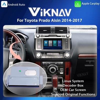 China Viknav Linux System OEM Car Decoder Box for Toyota 4Runner Aisin 2014-2017 with Wireless CarPlay and Android Auto for sale