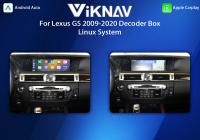 China Viknav Linux System For Lexus GS 2009-2020 Wireless Apple CarPlay Android Auto Only Support Original Car OEM Screen for sale