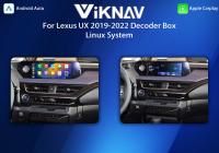 China Viknav Linux System For Lexus UX 2019-2022 Wireless Apple CarPlay Android Auto Only Support Original Car OEM Screen for sale
