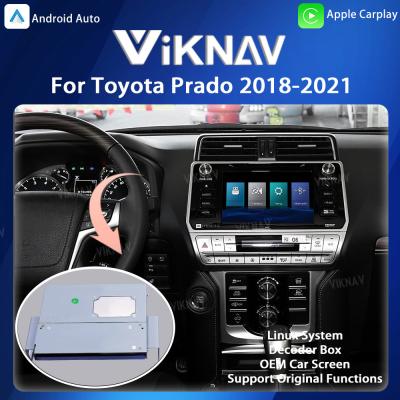 China Viknav Linux System Decoder Box for Toyota Prado 2018-2021 with Wireless CarPlay Android Auto Integration for sale