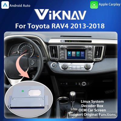 China Viknav Linux System Decoder Box with Wireless CarPlay & Android Auto for Toyota RAV4 2013-2018 Models for sale