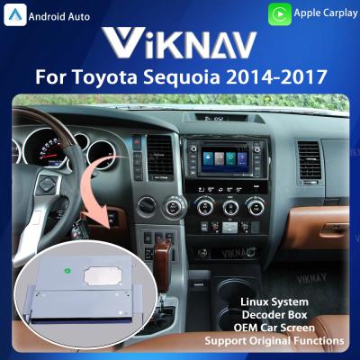 China Viknav Linux System Decoder Box with Wireless CarPlay & Android Auto for Toyota Sequoia 2014-2017 Models for sale