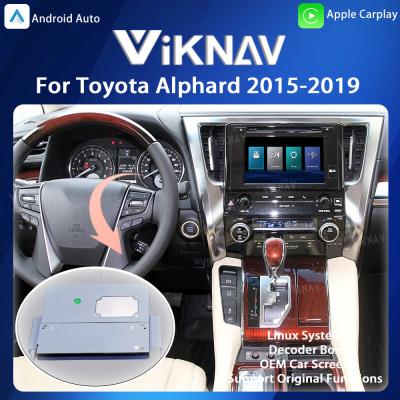 China Viknav Linux System Decoder Box with Wireless CarPlay & Android Auto for Toyota Alphard 2015-2019 Models for sale