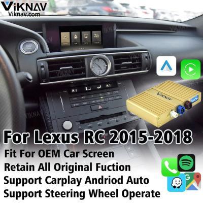 China Viknav Linux Steering Wheel Interface Box for Lexus RC 2015-2018 with Wireless CarPlay and Android Auto for sale