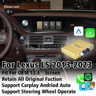 China Lexus LS 2013-2023 Universal Steering Wheel Control Interface Box 12V with Wireless CarPlay & Android Auto for sale