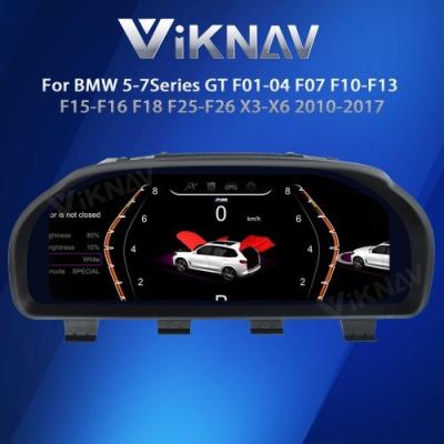 China VIKNAV 12.3-inch Digital Instrument Cluster for BMW 5-7 Series X3-X6 2010-2017 with 1920x720 Display and T507 CPU for sale