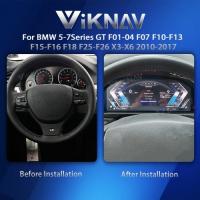 China VIKNAV 12.3-inch Digital Instrument Cluster for BMW 5-7 Series X3-X6 2010-2017 with 1920x720 Display and T507 CPU for sale