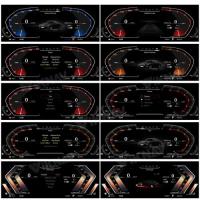 China VIKNAV 12.3-inch Digital Instrument Cluster for BMW 5-7 Series X3-X6 2010-2017 with 1920x720 Display and T507 CPU for sale
