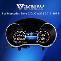 China VIKNAV 12.3 Inch Digital Cluster Speedometer for Mercedes Benz C/GLC W205 2015-2018 with Dual-Core CPU for sale
