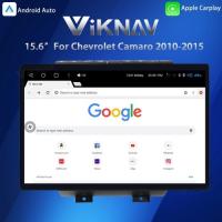 China VIKNAV 15.6 Inch Android Auto Car Stereo for Chevrolet Camaro 2010-2015 with 8GB RAM 128GB ROM GPS Navigation for sale