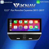 China VIKNAV 12.3-inch Android 13 Car Radio for Porsche Cayenne 2011-2017 with 8GB RAM 128GB ROM for sale
