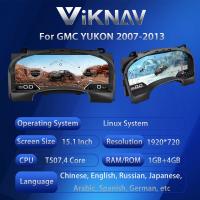 China 15.1 Inch Digital Cluster for GMC Yukon Chevrolet Silverado Tahoe Suburban 2007-2013 Linux System for sale