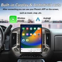 China VIKNAV 15.6-inch Android 13 Car Radio for Chevrolet Silverado GMC Sierra 2014-2018 with 8GB RAM 128GB ROM for sale