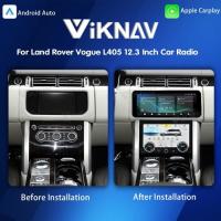 China 12.3 Inch Android Car Radio for Land Rover Range Rover Vogue L405 2013-2017 8GB RAM 128GB ROM GPS Navigation for sale