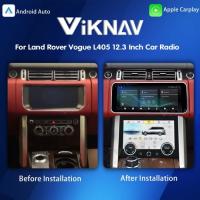 China Viknav 12.3 Inch Android Car Radio for Land Rover Range Rover Vogue L405 2013-2017 8GB RAM 128GB ROM GPS Navigation for sale