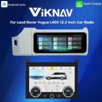 China Viknav 12.3 Inch Touch Screen Car Radio AC for Land Rover Range Rover Vogue L405 2013-2017 8GB RAM 128GB ROM for sale