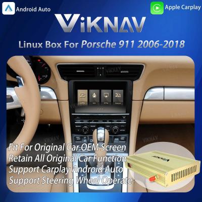 China Viknav Linux Interface Box for Porsche 911 2006-2018 with 2GB RAM Wireless CarPlay Android Auto for sale